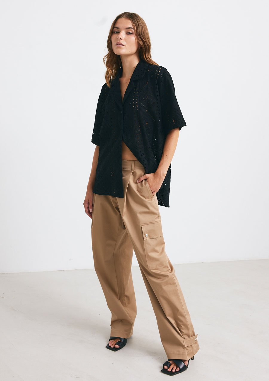 LORETTA pants beige - SHOP SALE - RAIINE (Sunset Cowboys ApS)